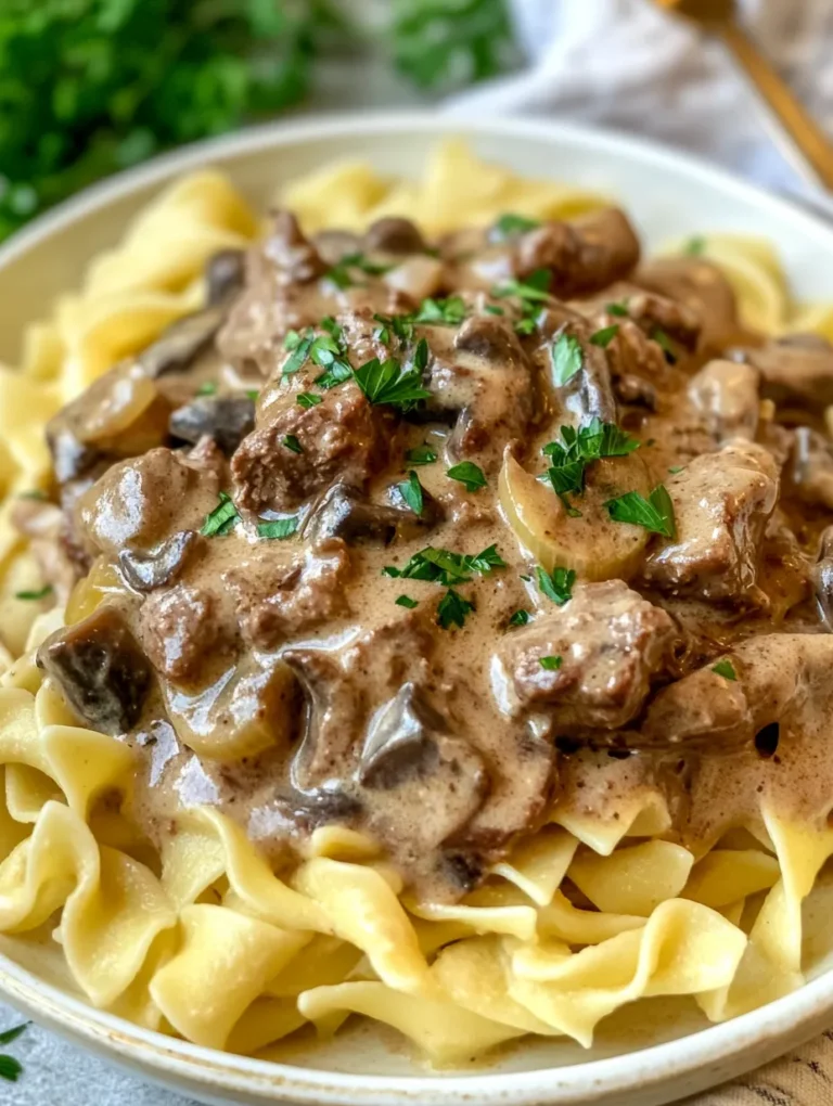 Creamy Crock Pot Beef Stroganoff: A Comforting Classic - Yeuen.com